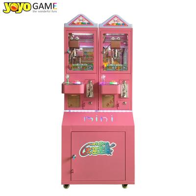 China Kinder-Mini-Claw-Maschine für 2 Personen Münz-Arcade-Spiel für Boutique Gift City for sale