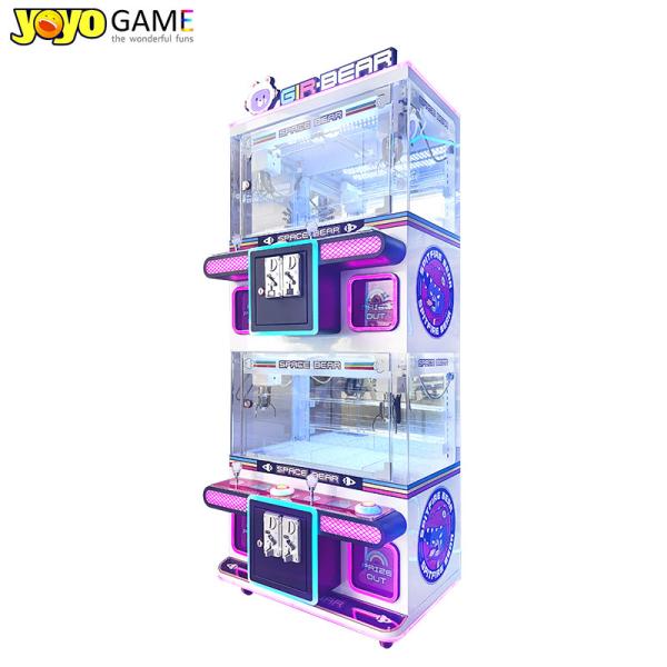 Quality Coin Operated Games 4 Player Catch Key Chain Toy Claw Machine Crane Mini Claw for sale