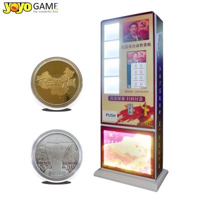 China Small Custom Medal Vending Machine with 18.5 Inch Touchscreen and 4G LTE Network for Commemorative Tourism Coins for sale