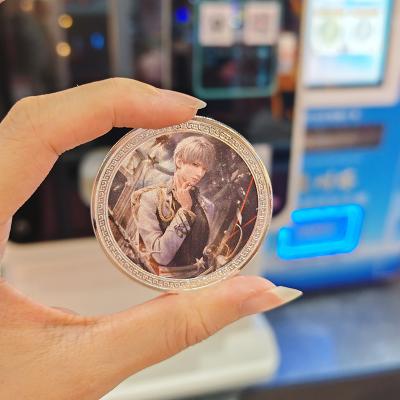 China Souvenir coin UV Printing Automatic vending Machine Medals Printer DIY by Tourist AI Color-printed Commemorative Coins Machine with Nayax for sale