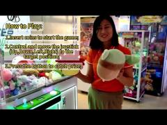 Big Doll Machine 44 inch Coin Operated Game Toy Claw Crane Machine met Bill Acceptor Verplaatste Ster