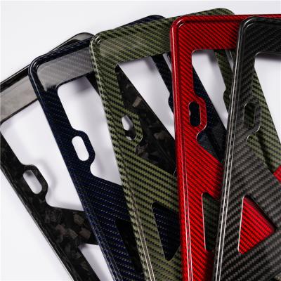 China 3K Twill Carbon Fiber Car Carbon Fiber Licentieplaathouder Carbon Fiber Nummerplaat Te koop