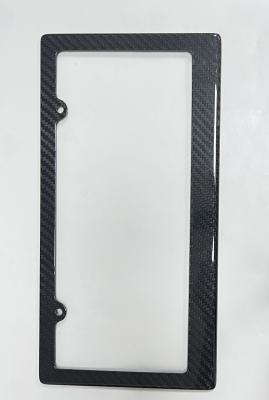 China 3K Twill Carbon Fiber Car Carbon Fiber Licentieplaathouder Carbon Fiber Nummerplaat Te koop