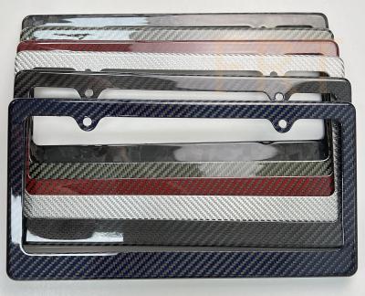 China 3K Twill Carbon Fiber Car Carbon Fiber Licentieplaathouder Carbon Fiber Nummerplaat Te koop