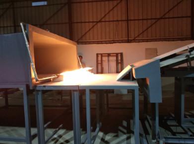 Cina Abbigliamento protettivo - Apparecchiatura per prove al fuoco - Tester di esposizione al calore radiante EN ISO6942 in vendita