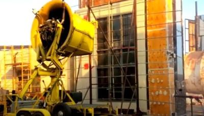 China AAMA 501.1 Equipo de prueba de materiales de construcción: Probador dinámico de penetración de agua en venta