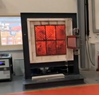 Cina BS476-7 Attrezzature di prova di incendio con intensità di radiazione di 32,5 kW/m2 in vendita