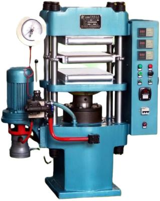 China 1200W 25 Tons Flat Vulcanizing Machine Rubber Testing Equipment CF8535B for sale
