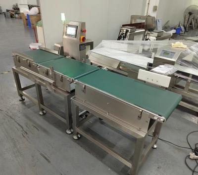 Cina Pesatrice automatica SUS304 per il controllo del peso di alimenti confezionati di vari prodotti in vendita