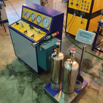 China Gas Cylinder Hydrostatic Pressure Testing Machine For Long Term Pipe Burst Test for sale