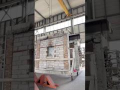 Fire resistant vertical furnace for building components