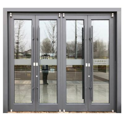 China Exterior Commercial Glass Aluminum Frame Storefront Swing Door Prices Storefront Door for sale