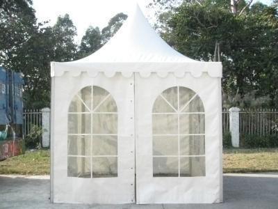 China White PVC Outdoor Exhibition Tent , Heat Resistant Marquee Party Tent UV Protection for sale