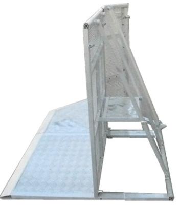 China Customized Durable Alloy Traffic Barrier Crowd Safety Barriers for sale