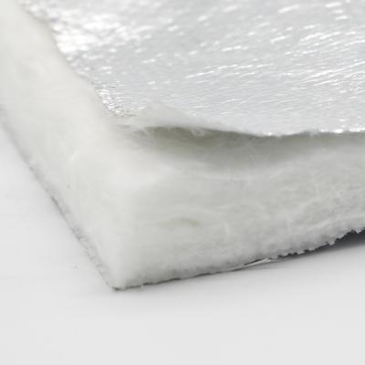 China 6mm long life aluminum foil Aerogel Insulation Blanket 1.5X27m for sale