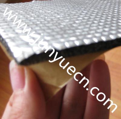 China Aluminum foil XPE  thermal insulation Adhesive 4mm 1.35m width 22.25m length for sale