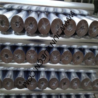 China aluminum foil laminated 3way scrim facing  kraft paper for heat insulation 95g for sale