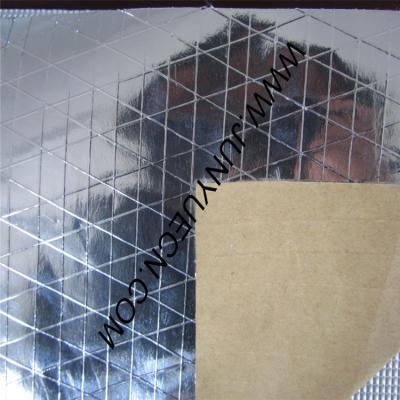 China Double side Aluminum foil  laminated 3way scrim facing  kraft paper  120g for sale