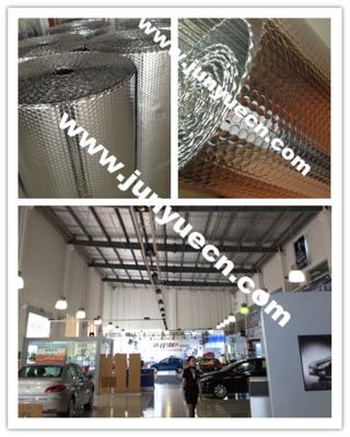 China Reflective Bubble Insulation Foil Aluminium Bubble Foil Insulation for metal roof for sale