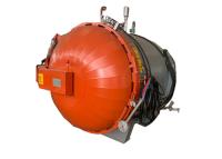 China Electric Heating Rubber Curing Autoclave 2MPa Pressure Forced Ventilation PLC Control for sale
