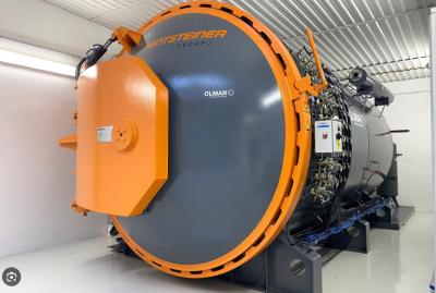 Cina Autoclave composita raffreddata dal vento o dall'acqua con controllo PLC Lunghezza effettiva 1-15m in vendita