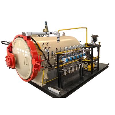Cina Sistema di blocco di sicurezza di autoclave per campi sportivi Controllo del vuoto indipendente Produzione Autoclave composita con nucleo del motore in vendita
