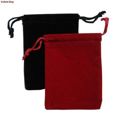 China beautiful velvet pouch wrapping jewelry for sale