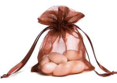 China 3X4 Burgundy Organza Bags-10/pk for sale