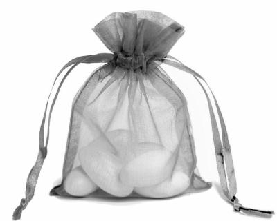 China 3X4 Silver Organza Bags-10/pk for sale