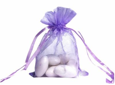 China 3X4 Lavender Organza Bags-10/pk for sale