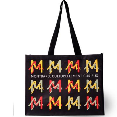 China NON-WOVEN Shopping BAGs --black for sale