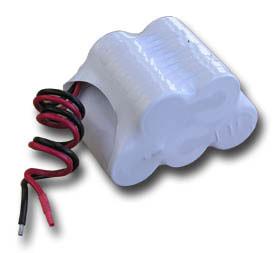 China High Temperature Type Ni-CD C 6V 2500mAh Battery Pack for Emergency Lighting for sale