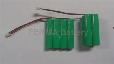 China Rechargeable Battery Pack NiMH AAA 4.8V 1000mAh with Connector for sale