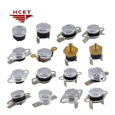 China Custom KSD301 Thermal Switch Thermostat Cutout 250V 10A 150c Temperature Control for sale