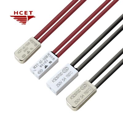 China 6amp AC Bimetal KSD9700 Comutador térmico 250V 10A Controle de temperatura do protetor à venda