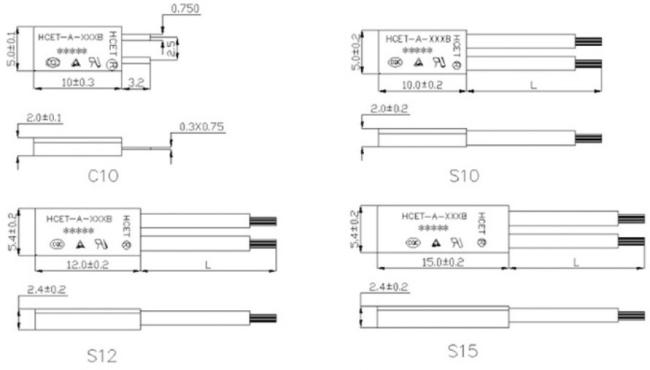 Detailed dimensional diagram of TB02 thermal protector showing exact measurements