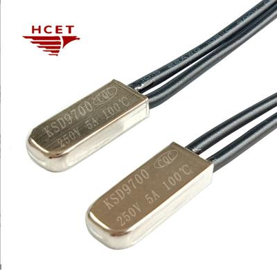 중국 스냅 액션 KSD9700 열 스위치 온도 계기 모터 과부하 보호기 판매용
