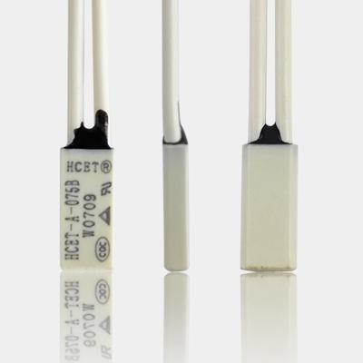 China 250V 2.5A Temperature Control Bi Metal Thermal Protector Switch ODM for sale