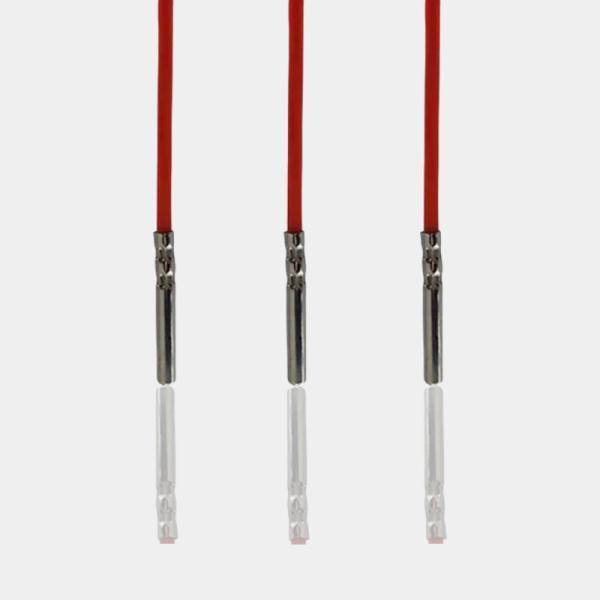 Stainless Steel 3 Wire Flexible PT100 Thermal Sensor RTD Platinum Resistance Temperature Probe