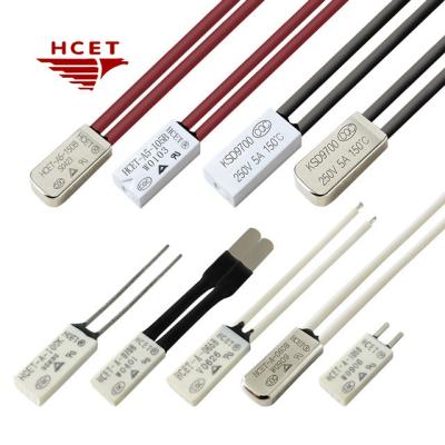 Китай HCET TB02/TB05 Биметаллический тепловой переключатель для обогревателя Контроллер температуры Термостат промышленности продается