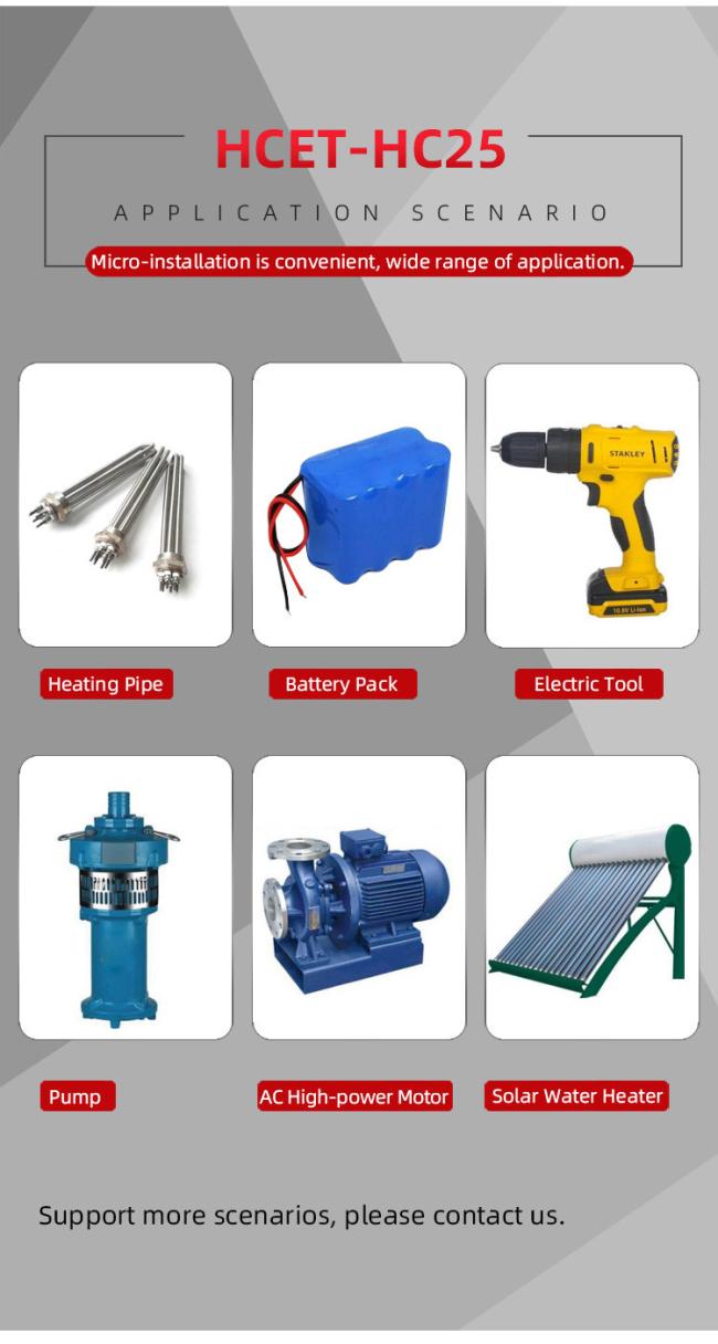 Industrial applications of HC25 thermal cutoff switch in pumps, transformers and motors