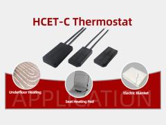 OEM HCET-C Adjustable Bimetal Thermostat Switch Temperature Control For Electric Floor Heating