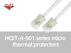 HCET-A-S01 series micro thermal protectors