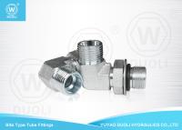 China Elbow BSP Thread Bite Type Tube Fitting Adjustable Stud Ends O Ring Sealing 1/4 to 1 1/2 Inch for sale