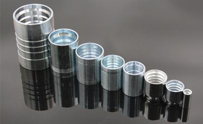 Cina Adattatore idraulico del puntale del tubo flessibile del acciaio al carbonio 00018 per il tubo flessibile di SAE100 R7 dalla macchina di CNC in vendita