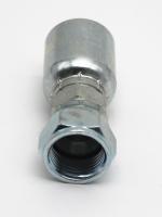 China 1/4 to 1 Inch JIC 74 Degree Cone Hydraulic Hose Connector Carbon Steel for sale