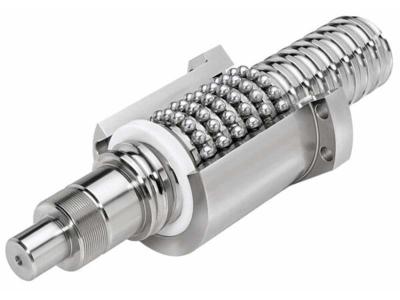 China Silver Gray Stainless Steel Ball Lead Screw 100 Mm–26000 Mm Length for sale