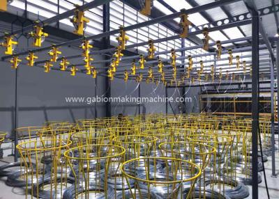 China Galvanisierte Stahldraht Gabion Box Maschine hohe Zugfestigkeit Draht Durchmesser 2,0 mm-4,0 mm zu verkaufen