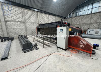 China Máquina de caja de gabión controlada por PLC para jaulas de malla de alambre de acero resistente en venta
