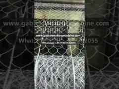 Stalen draad touw zware Gabion machine met automatische PLC besturingssysteem